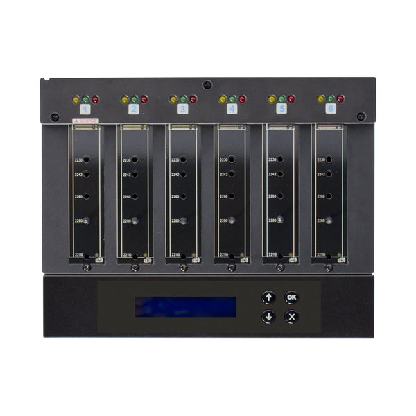 Systor 1 to 5 M.2 SATA/NVMe Duplicator & Sanitizer - up to 9GB/Min - f ...
